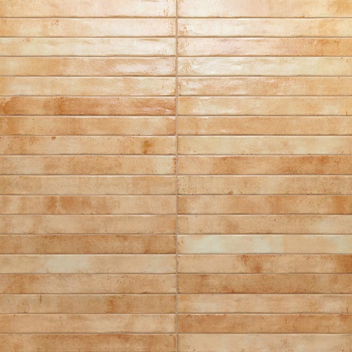 Bedrosians Chroma - Beige 2" x 18" Glossy Porcelain Field Tile