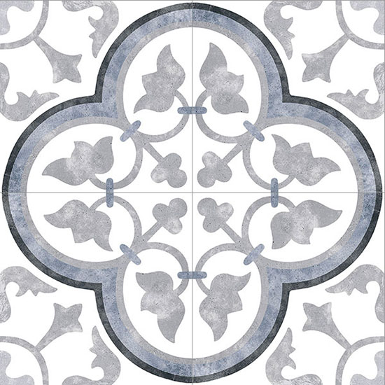 Zio Retro Neuve - Paris Spring 8" x 8" Porcelain Tile