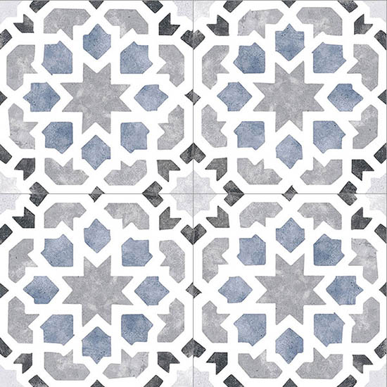 Zio Retro Neuve - Love Burst 8" x 8" Porcelain Tile