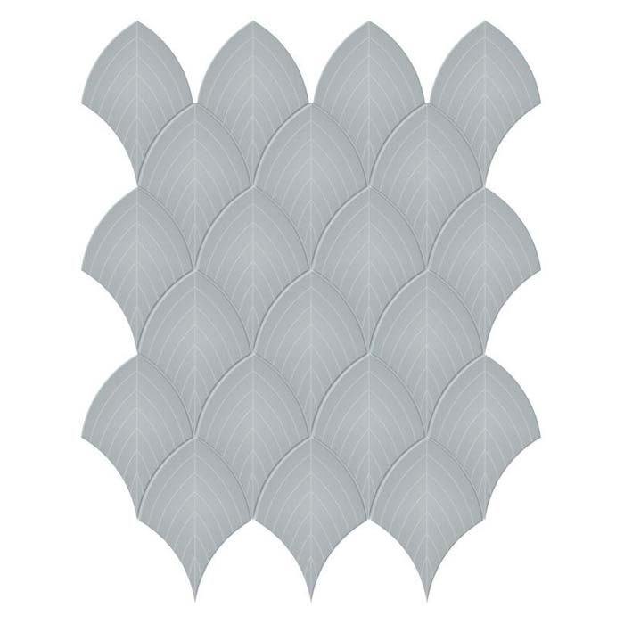 Tesoro Soho - Cloud Blue Scallop Mosaic