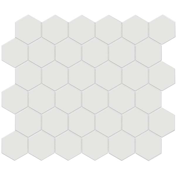 Tesoro Soho - Vintage Grey Matte 2" Hex Mosaic