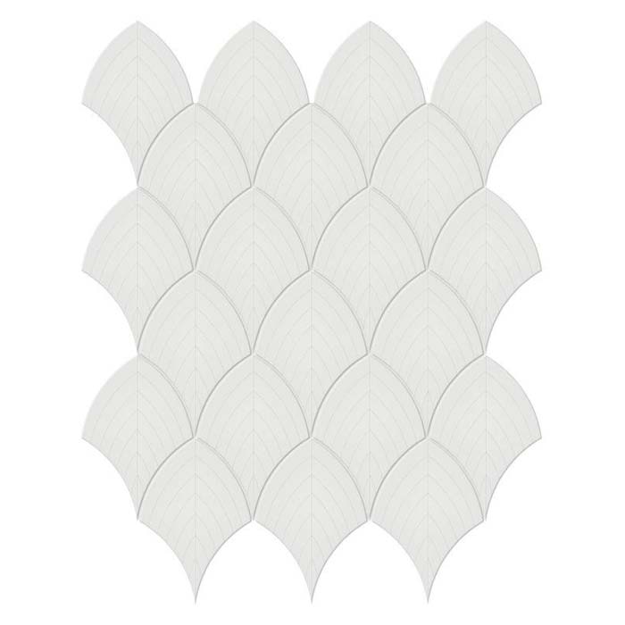 Tesoro Soho - Vintage Grey Scallop Mosaic