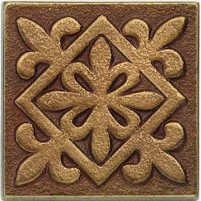 Metal Tile Store Solid Bronze Dots B-27 - 2" | GBTile Collections