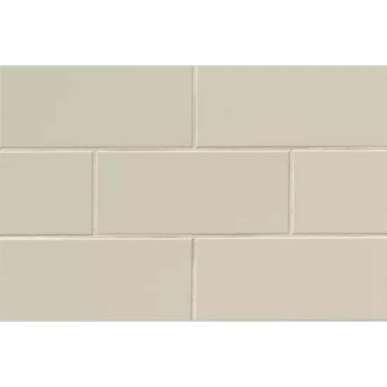 Bedrosians Traditions - Tender Gray Matte 4" x 10" Wall Tile
