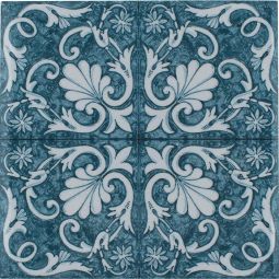 Tesoro Maioliche - 3 Porcelain Tile 6" x 6"