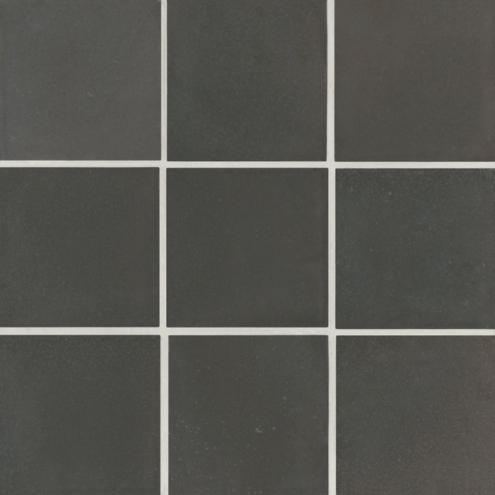 Bedrosians Celine - Black 4" x 4" Matte Porcelain Floor & Wall Tile