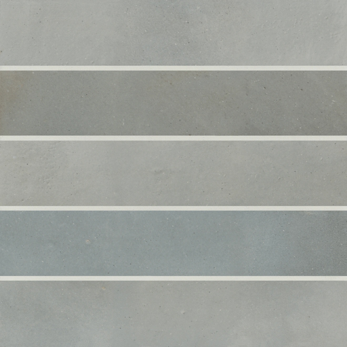 Bedrosians Celine - Blue 2.5" x 12" Matte Porcelain Floor & Wall Tile