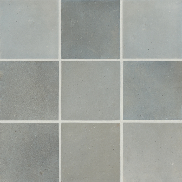 Bedrosians Celine Blue 4 X 4 Matte Porcelain Floor And Wall Tile