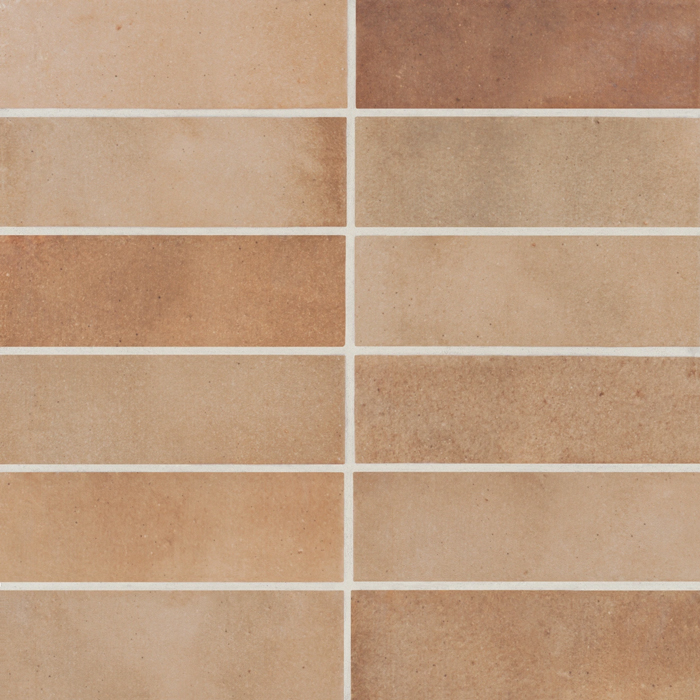 Bedrosians Celine - Cotto 2" x 6" Matte Porcelain Floor & Wall Tile