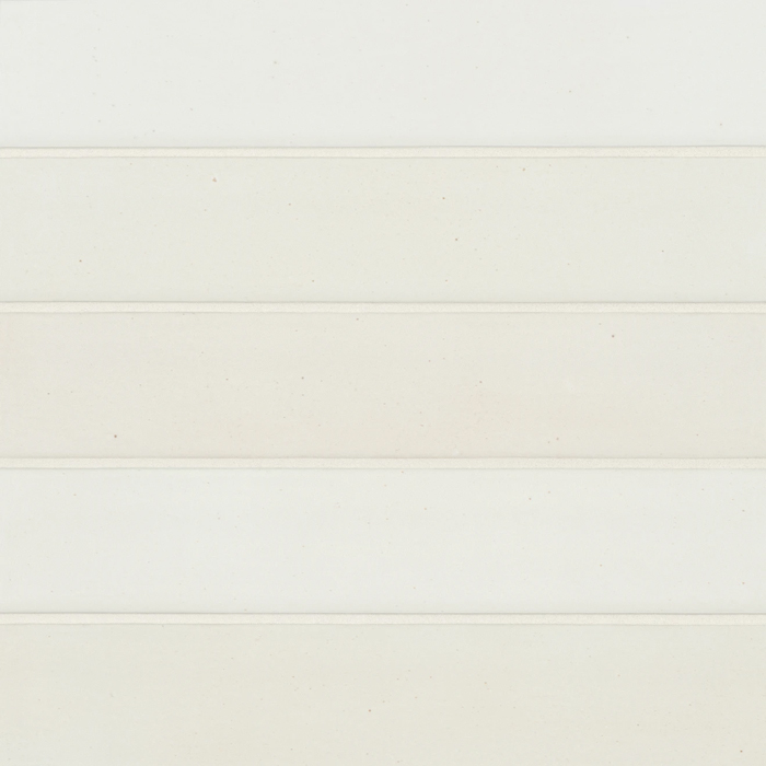 Bedrosians Celine - White 2.5" x 12" Matte Porcelain Floor & Wall Tile