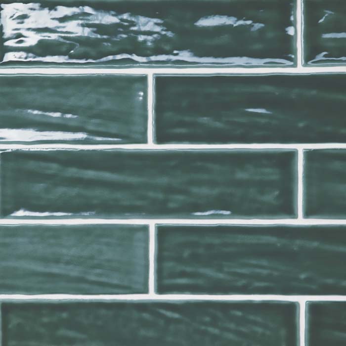 Bedrosians Marin - Ocean Teal 2.5" x 10" Ceramic Wall Tile