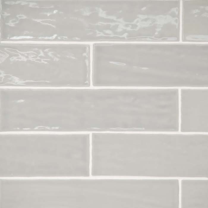 Bedrosians Marin - Pearl White 2.5" x 10" Ceramic Wall Tile
