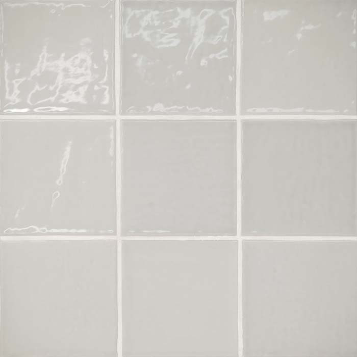 Bedrosians Marin - Pearl White 4" x 4" Ceramic Wall Tile