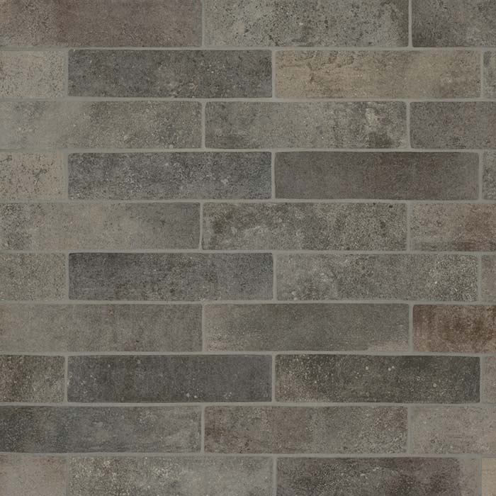 Bedrosians Montana - Rock Creek 2.25" x 10" Matte Brick-Look Porcelain ...