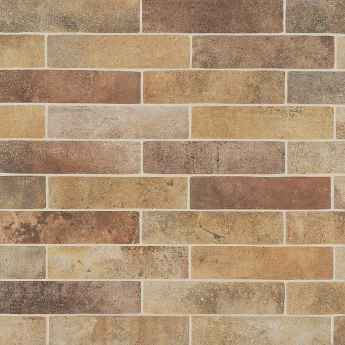 Bedrosians Montana - Yellowstone 2.25" x 10" Matte Brick-Look Porcelain ...