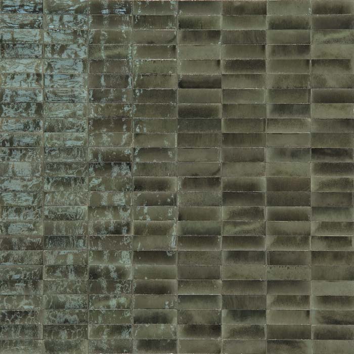 Tesoro Gleeze - Grigio Glossy 2" x 6" Tile