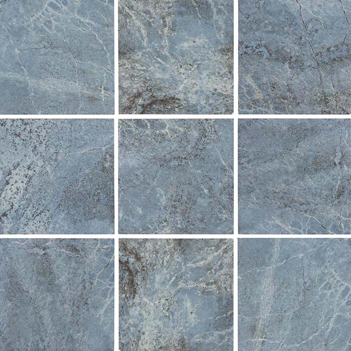 Tesoro Waves - Aqua 6" x 6" Pool & Spa Tile