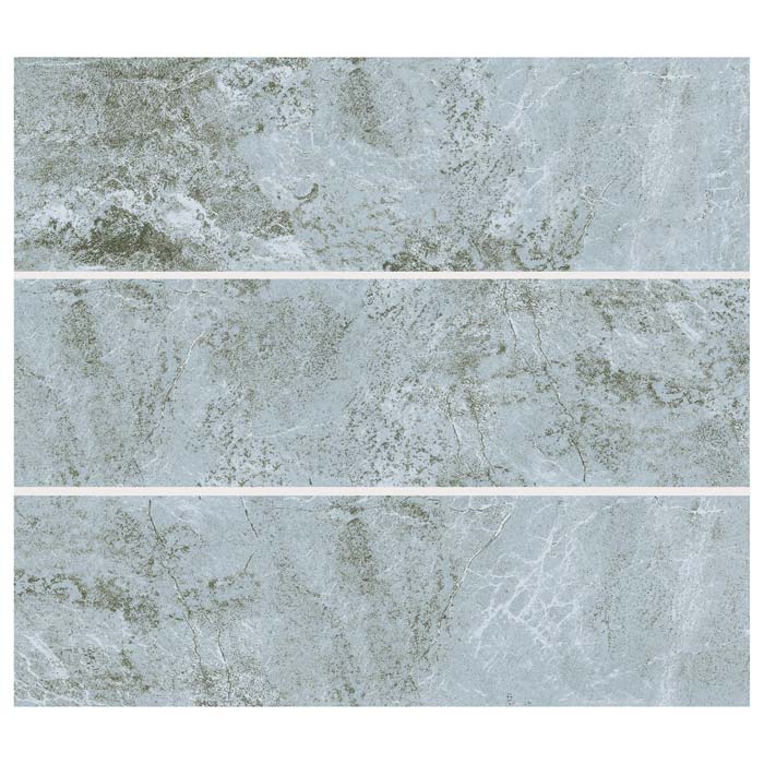 Tesoro Waves - Aqua 6" x 20" Pool & Spa Tile