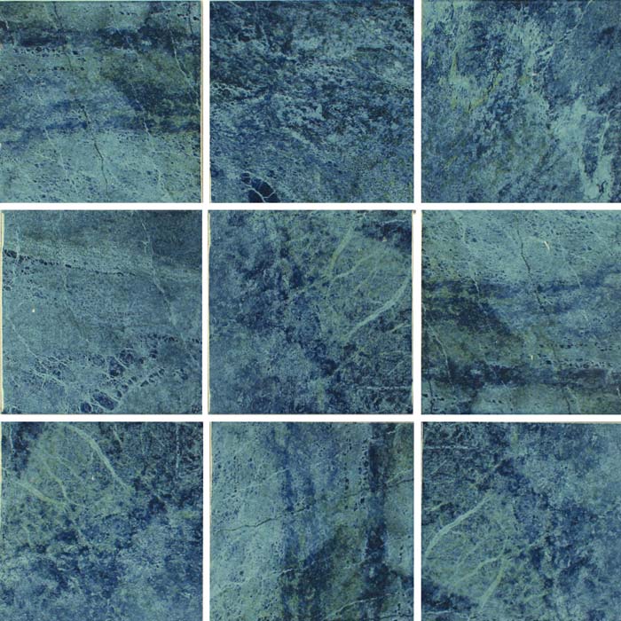 Tesoro Waves - Cobalt 6" x 6" Pool & Spa Tile