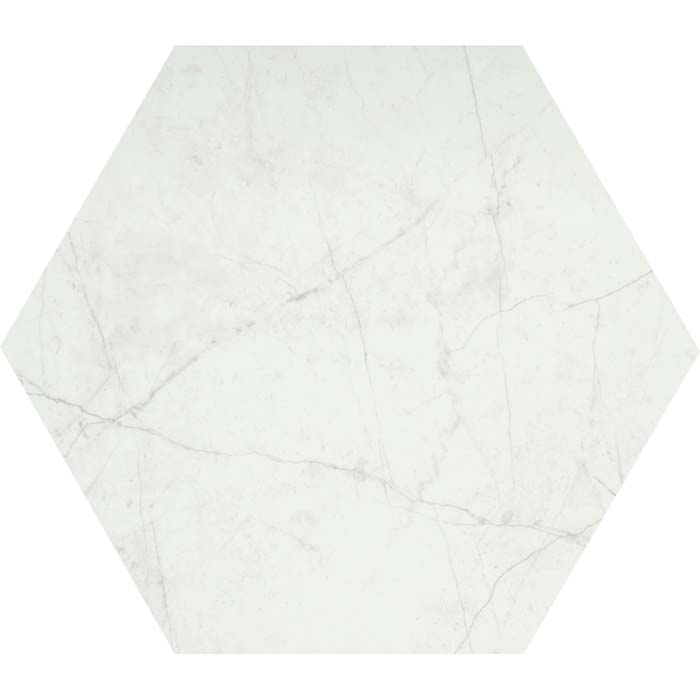 Emser Sterlina II - White 8" x 10" Porcelain Hexagon Tile