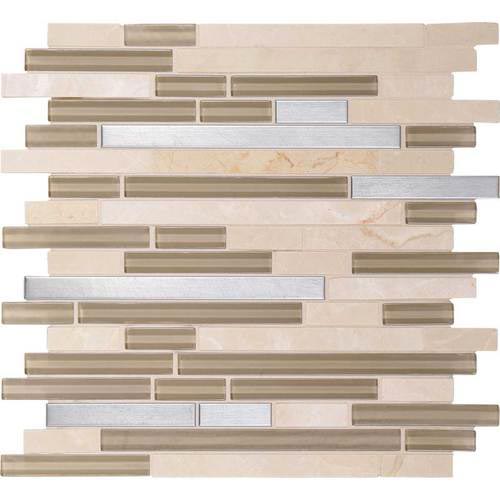 Daltile Endeavors - Spirit Random Pattern Glass Mosaic