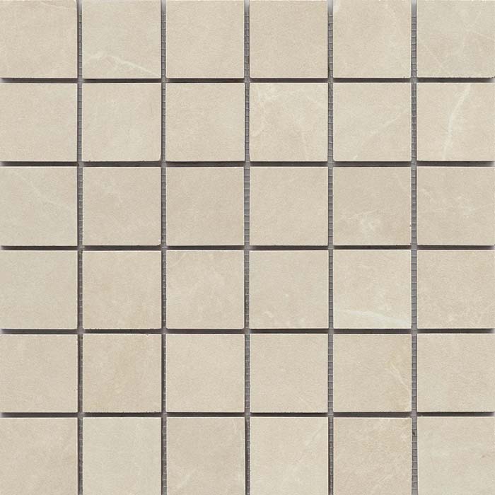 Emser Sterlina II - Ivory 2" x 2" Matte Porcelain Mosaic