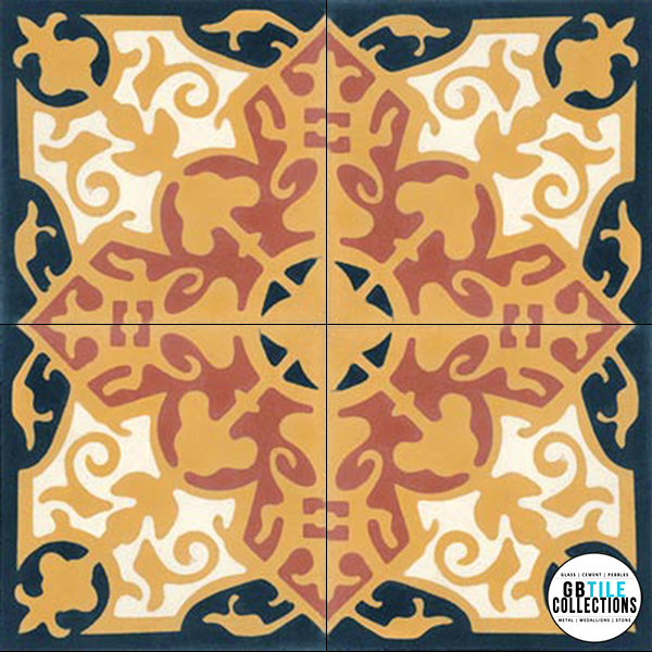 Original Mission - Madrid 8" x 8" Cement Tile | GBTile Collections