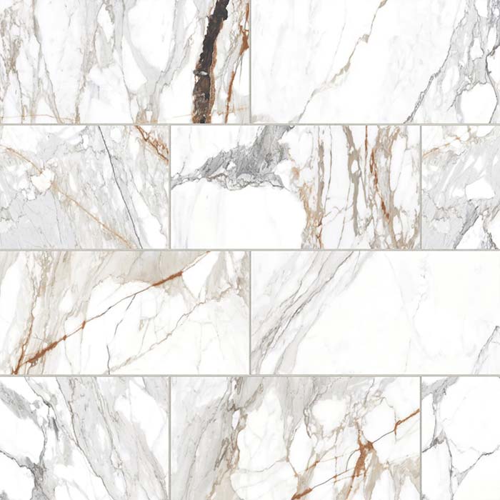 Bedrosians Prati - Calacatta Macchia Vecchia 12" x 24" Honed Porcelain ...