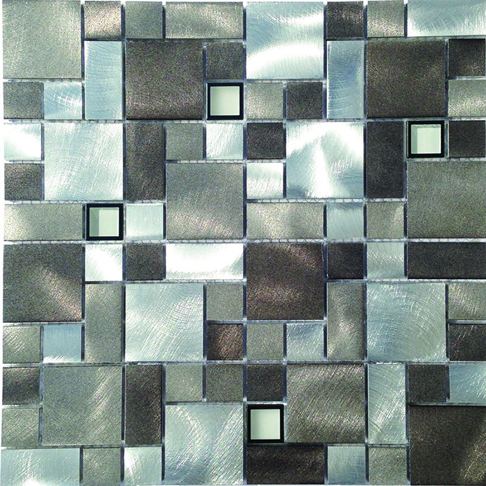 Tesoro Metallica - Linear #3 Pattern Aluminum & Glass