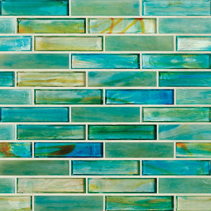 Hirsch Linea - Cool Heat Glass Mosaic