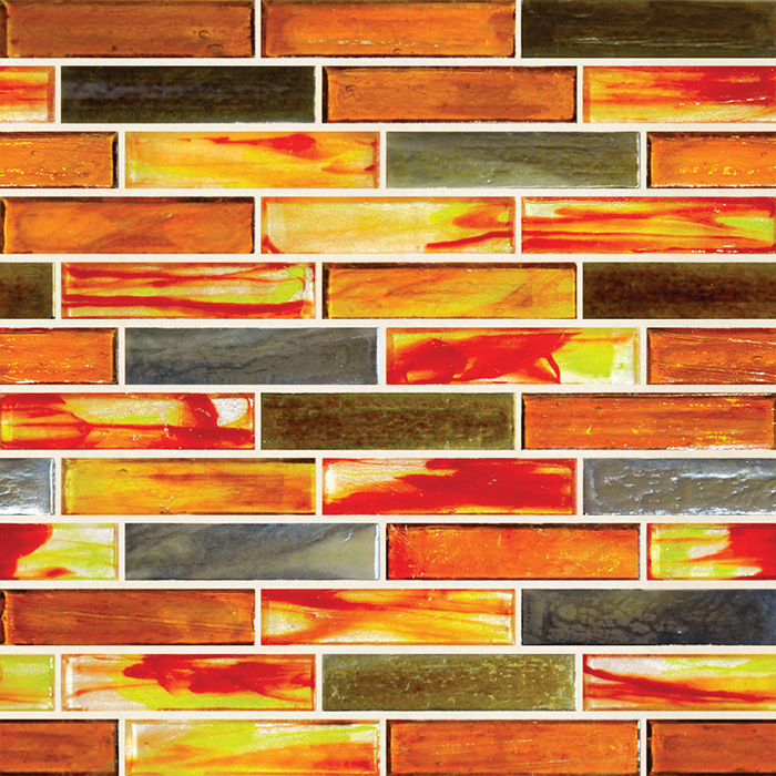 Hirsch Linea - Hot Planet Glass Mosaic