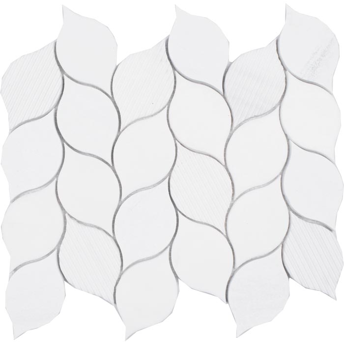 Tesoro Metropolitan Contempo - Dolomite Leaf Multi Finish Mosaic Tesoro Metropolitan Contempo - Dolomite Leaf Multi Finish Mosaic