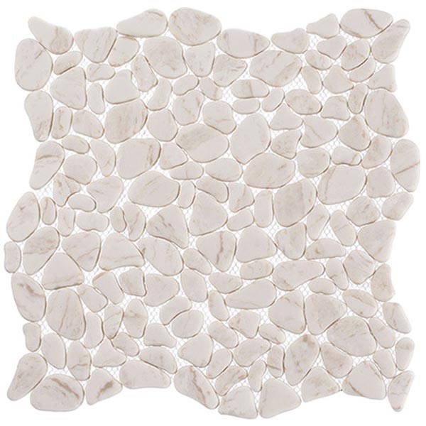 Zio Riverbed - Fall Stream Recycled Glass Mosaic