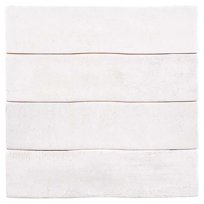 Zio Rythmique - White 3" x 12" Ceramic Tile