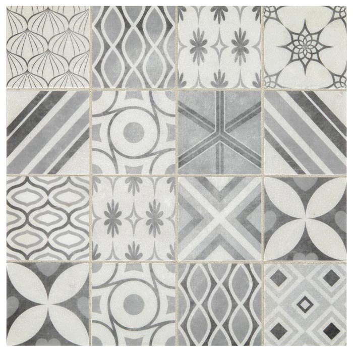 Daltile Sublimity - Breath Sequence Encaustic Mosaic