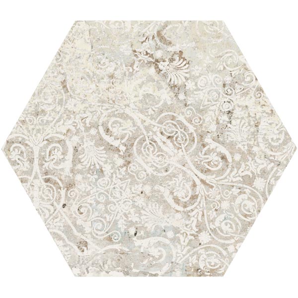 Soci Carpet - Hexagon Sand 10" x 11.5" Porcelain Tile