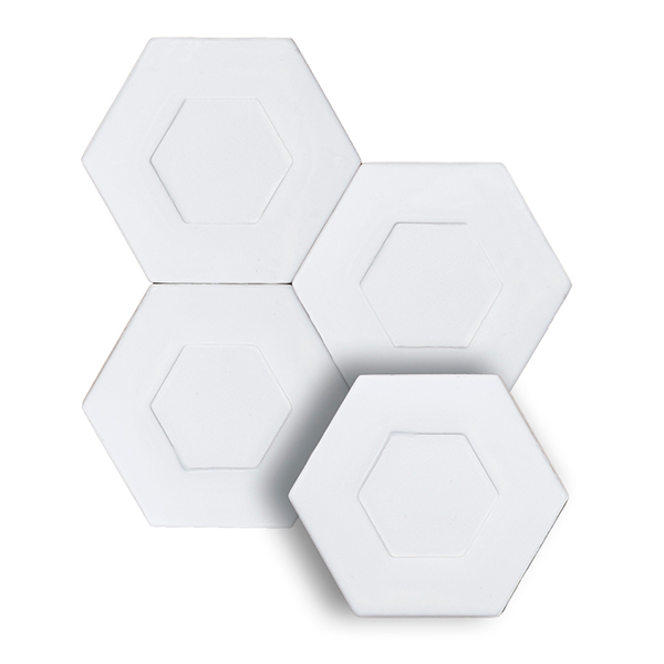 Soci Chateau Dual - Cotton Hexagon 6" x 6" Ceramic Tile