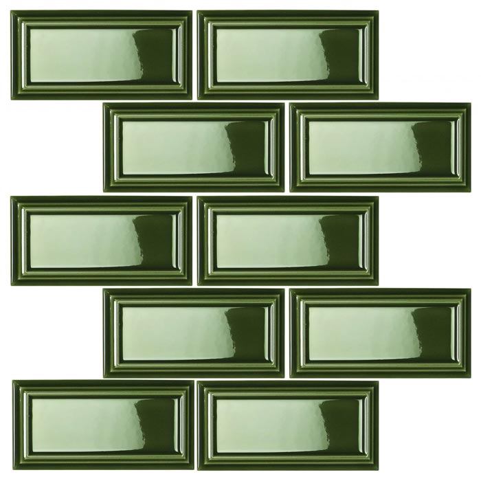 Soci Hampton - 2.5" x 5" Juniper Brick Ceramic Mosaic