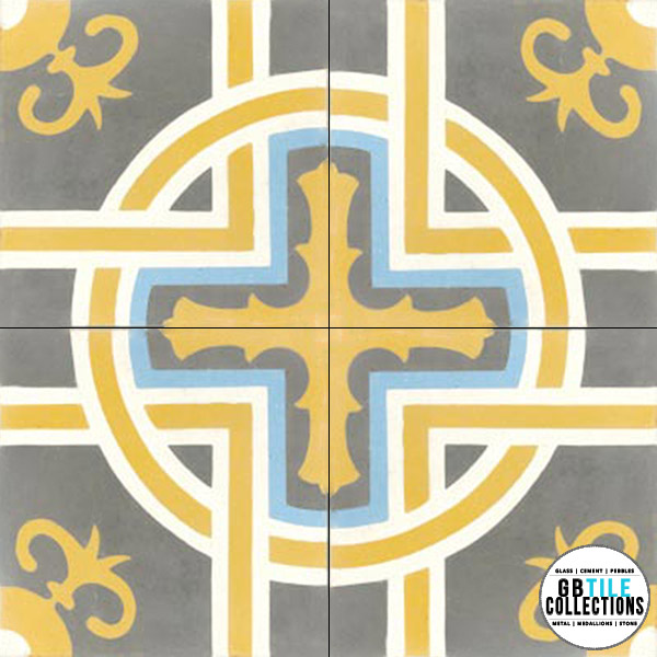 Original Mission - Sevilla 8" x 8" Cement Tile | GBTile Collections