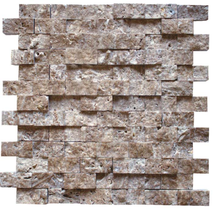 1" x 2" Brick Splitface Noche