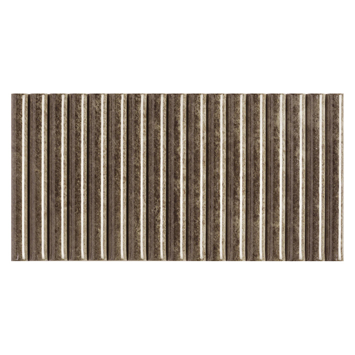 Emser Pagoni - Dark 4" x 9" Piano Extruded Porcelain Tile