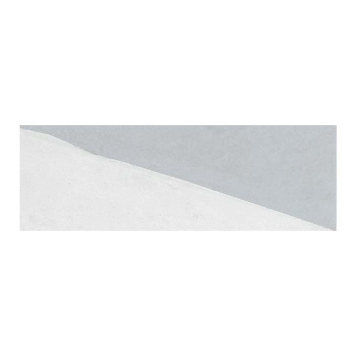 Emser Contra - Silver Slant 4" x 12" Porcelain Wall Tile