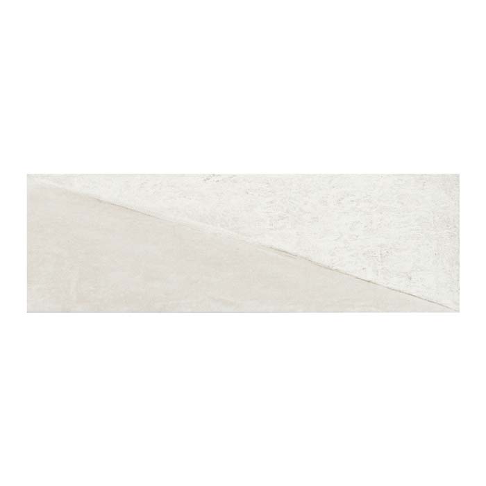 Emser Contra - White Slant 4" x 12" Porcelain Wall Tile