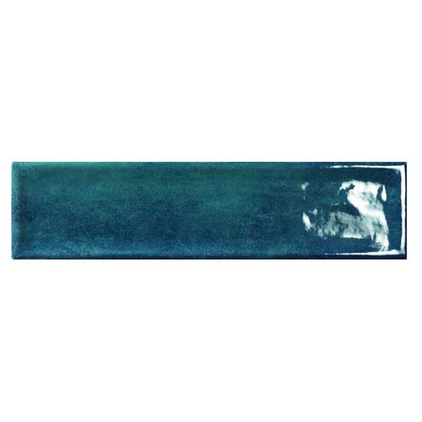 Emser Raku - Blue 3" x 12" Glossy Ceramic Tile