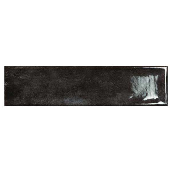 Emser Raku - Charcoal 3" x 12" Glossy Ceramic Tile