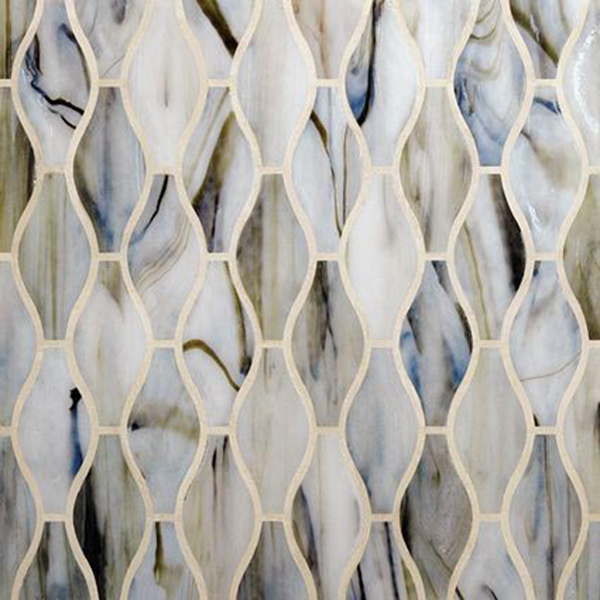 Hirsch Silhouette - Daring & Demure Glass Mosaic