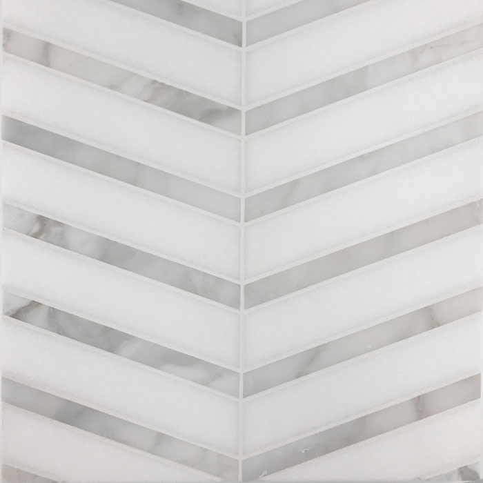 Basic Stone Mosaics - Stilo Zig Zag