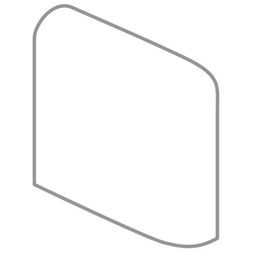 Emser Catch - Gray Matte 4" x 4" Ceramic Corner