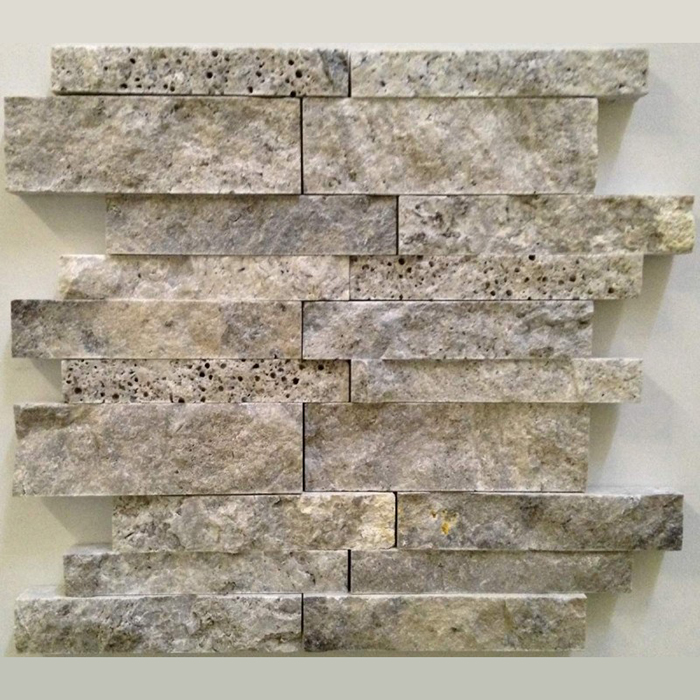 Ledgestone Splitface Silver